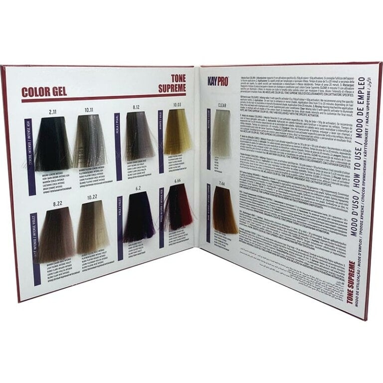 KAYPRO Tone Supreme Tuft Color Chart - Hair, Health & Beauty