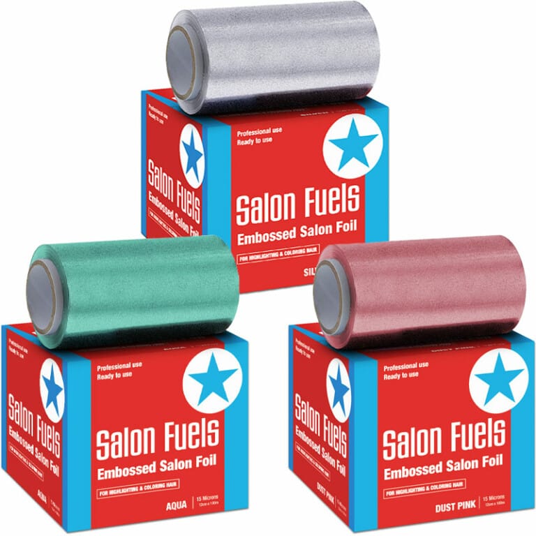 Salon Fuels Embossed Salon Foil, 12cm x 100m - Hair, Health & Beauty