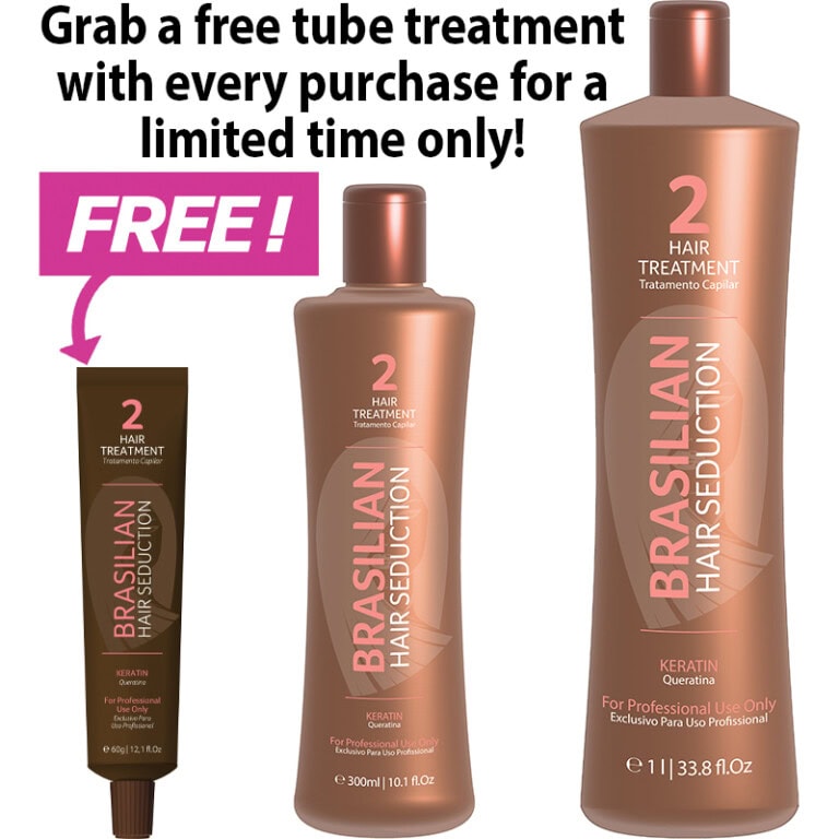 Brasilian Hair Seduction 3 Step & Professional Products For Salons