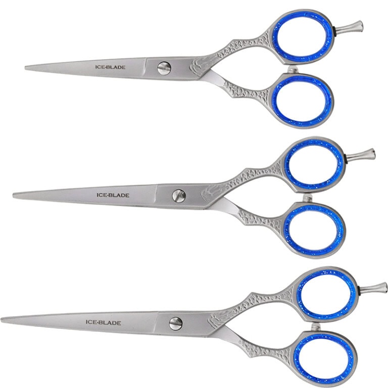 Ice-Blade Matt Serrated Classic Scissor - Hair, Health & Beauty
