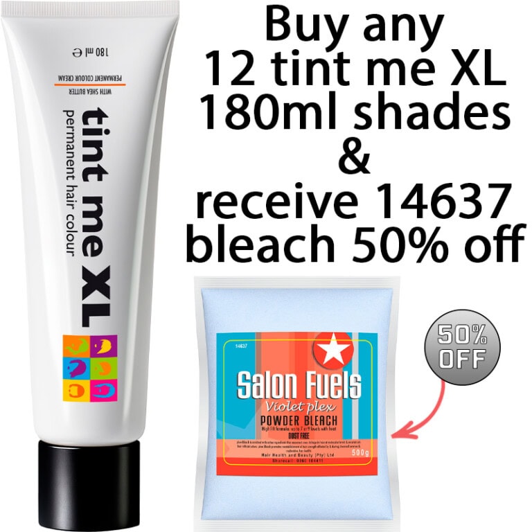 tint me XL & Salon Fuels Violet Plex Powder Bleach Special - Hair ...
